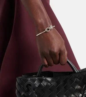 Bottega Veneta Sterling Knot Bracelet