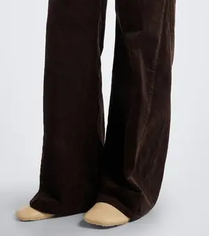 7 For All Mankind Lotta Cotton-blend Corduroy Flared Pants
