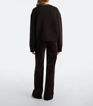 7 For All Mankind Lotta Cotton-blend Corduroy Flared Pants
