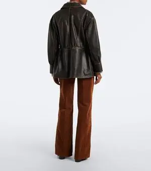 7 For All Mankind Lotta Cotton-blend Corduroy Wide-leg Trousers