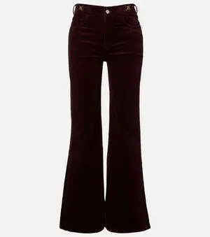 Citizens Of Humanity Kimberly Cotton Corduroy Flared Pants - Brown