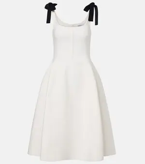 Givenchy Bow-detail Midi Dress - White
