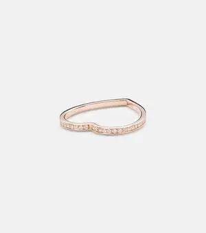 REPOSSI 18kt Rose Diamond Ring - Gold