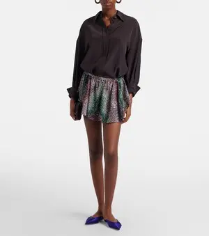 Missoni Sequined Lamé Miniskirt