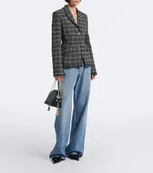 Erdem High-rise Wide-leg Jeans In Light