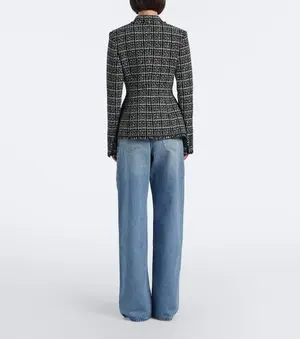Erdem High-rise Wide-leg Jeans In Light