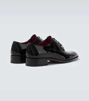 CHRISTIAN LOUBOUTIN Chambeliss Patent Leather Derby Shoes