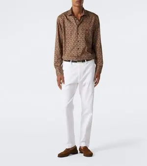 Etro Printed Cotton Poplin Shirt