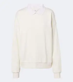 The Upside Pascal Cotton Jersey Sweatshirt - White