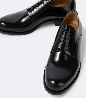 CHRISTIAN LOUBOUTIN Moustachou Leather Derby Shoes