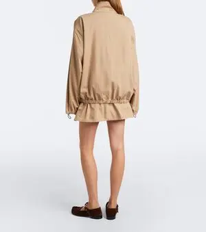Miu Miu Cotton Gabardine Mini Skirt