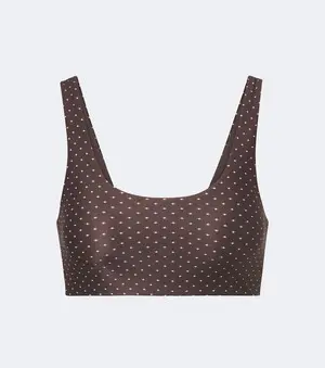 The Upside Poet Harlow Printed Sports Bra