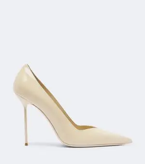 Paris Texas Lidia Patent Leather Pumps - White