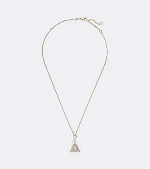 FOUNDRAE Resilience Blossoms 18kt Yellow Diamond Pendant Necklace