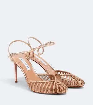 AQUAZZURA Sweet Surrender Slingback Pumps - Beige