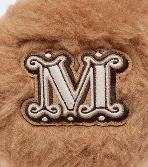 Max Mara Camel Hair And Silk Earmuffs