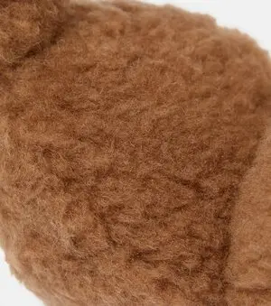 Max Mara Camel Hair And Silk Earmuffs - Brown
