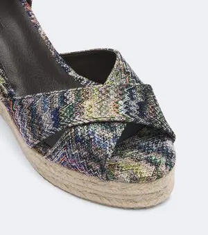 Missoni Zigzag Wedge Sandals