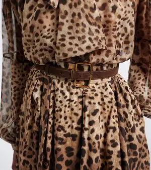 Dolce & Gabbana Suede Belt