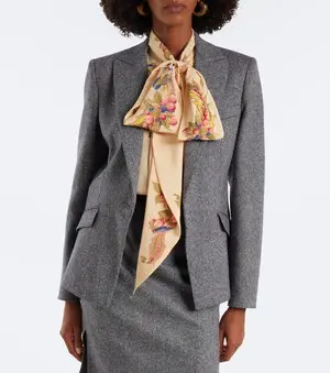 Etro Wool And Silk-blend Blazer