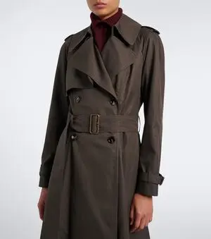 Burberry Cotton Gabardine Trench Coat