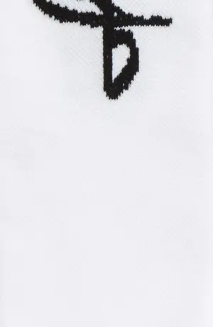 Off-White Tall Logo Socks