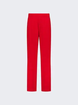 Eterne Oversized Wide Leg Sweatpants Rouge - Red