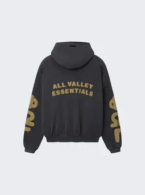 Fear Of God Washed Iron 90's Zip-up Hoodie - Grey
