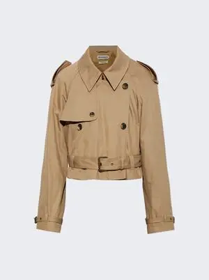 JW Anderson Cropped Trench Coat - Beige