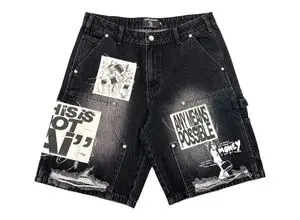 MIXED EMOTIONS Ai Denim Shorts