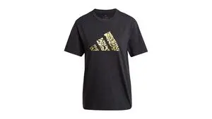 Adidas Tech Metallic Graphic Tee Shirt - Black