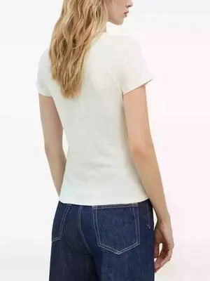 SAMSOE SAMSOE Raglan-sleeved Logo-print T-shirt