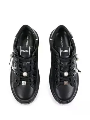 Karl Lagerfeld Faux-pearl Embellished Sneakers