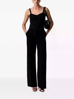 Guess Floral-lace Corset Top - Black