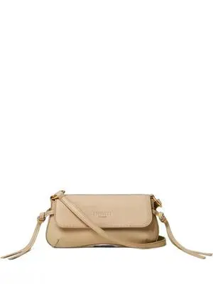 TWINSET Leather Shoulder Bag - Neutrals