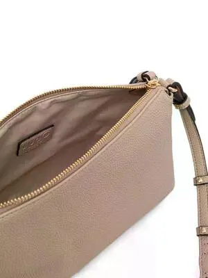 Liu Jo Logo-charm Pebbled-effect Shoulder Bag