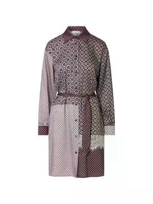 Liu Jo Printed Twill Shirt Dress - Purple
