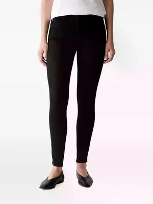 Guess Logo-patch Skinny Jeans - Black