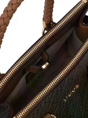 Liu Jo Monogram-pattern Scarf-detail Tote Bag