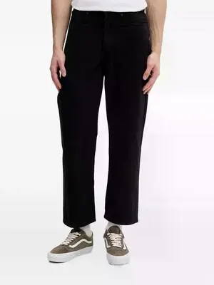 VANS Logo-patch Straight-leg Jeans - Black