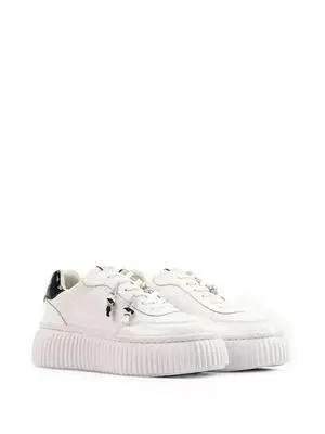 Karl Lagerfeld Pearl-embellished Platform Sneakers