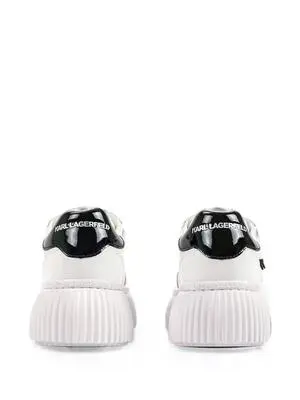 Karl Lagerfeld Pearl-embellished Platform Sneakers