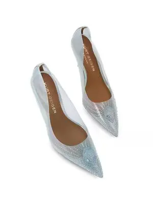 Kurt Geiger Crystal-embellished Eagle Pumps