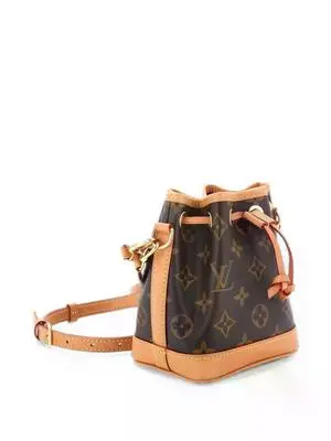 LOUIS VUITTON Monogram Canvas Nano Bucket Bag