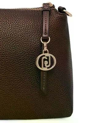 Liu Jo Pebbled Logo-charm Shoulder Bag