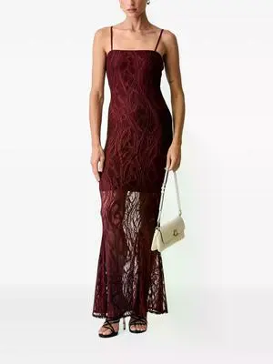 Guess Lace-overlay Spaghetti-strap Dress