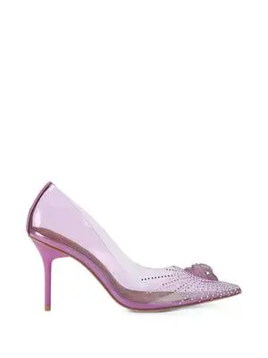 Kurt Geiger Crystal-embellished Eagle Pumps - White