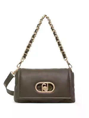 Liu Jo Quilted Logo-plaque Shoulder Bag - Green