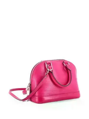 LOUIS VUITTON Alma Handbag Epi Leather Bb Satchel - Pink