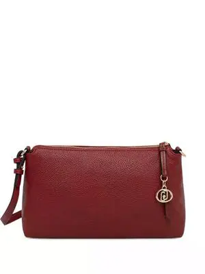 Liu Jo Logo-charm Pebbled Shoulder Bag - Red